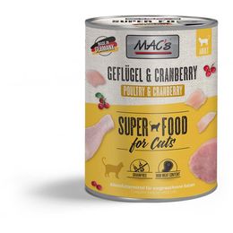 6x800g MAC's CAT Gefl&uuml;gel & Cranberry