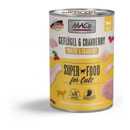 12x400g MAC's CAT Gefl&uuml;gel & Cranberry