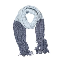 Damen Wollschal "Lisa", blau, Basic, Collezione Alessandro, gestreift, Polyacryl, Modet&uuml;cher, Made in Italy