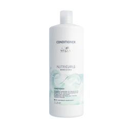 Damen Haarspülung "Nutricurls Conditioner", 1.000mlweiß, Wella PROFESSIONALS, Haarpflegemittel, Lockendefinition, Frizz-Kontrolle, Jojobaöl und