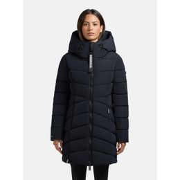 Khujo Damen Wintermantel "Dier"blau, Basic, Gr. XL, Obermaterial: 100% Nylon; Innenfutter: 100% Nylon; Wattierung: 100% Polyester, M&auml;ntel, Winter