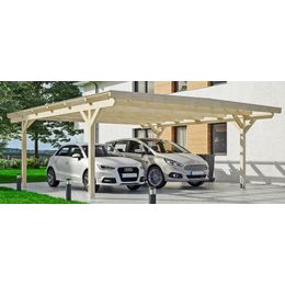 Skan Holz Doppelcarport SKANHOLZ, beige, Carports, "Odenwald"