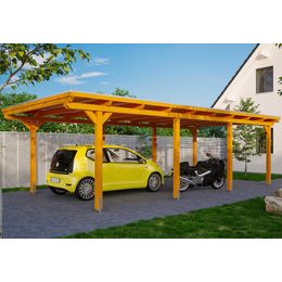 Skan Holz Einzelcarport SKANHOLZ, braun, Carports, "Emsland"