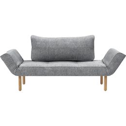 Schlafsofa, B:200cm H:61cm T:70cm, grau, INNOVATION LIVING , Web SOFT (100% Polyester);Web fein FLASHTEX (100% Polyester);Web grob TWIST (100%