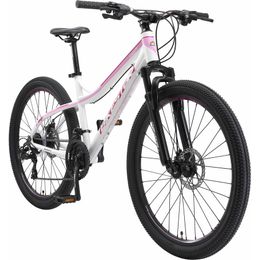 Bikestar Mountainbike, 41cm, 26 Zoll (66,04cm), wei&szlig;, Fahrr&auml;der, f&uuml;r Damen und Herren, Kettenschaltung