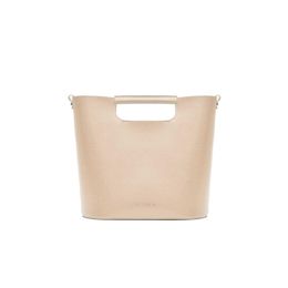 Gretchen Damen Schultertasche "Crocus Shoulderbag", beige, Leder, Taschen, aus italienischem Rindsleder