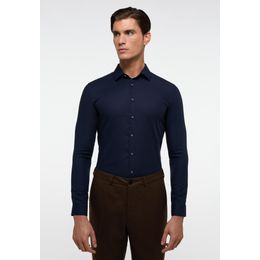 Eterna Herren Langarmhemd "SUPER SLIM"navy, Gr. 40, 100% cotton, Hemden, NON IRON (b&uuml;gelfrei)
