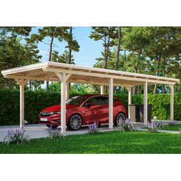 Skan Holz Einzelcarport SKANHOLZ, beige, Carports, "Emsland"