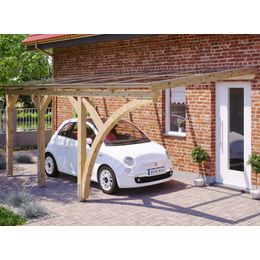 Skan Holz Anlehncarport SKANHOLZ, beige, Carports, "Eifel"