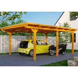 Skan Holz Einzelcarport SKANHOLZ, braun, Carports, "Emsland"