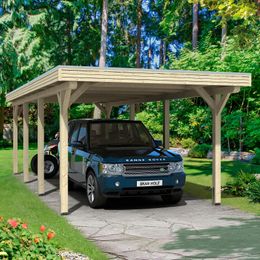 Skan Holz Einzelcarport SKANHOLZ, beige, Carports, "Spessart"