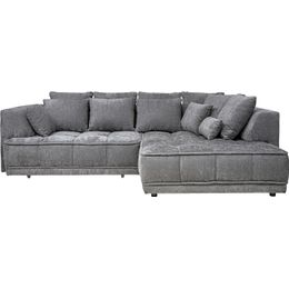 Ecksofa WERK2, B:207cm H:72cm T:286cmgrau, 100% Polyester, Wohnzimmer, Sofas, "Memo Tiga"