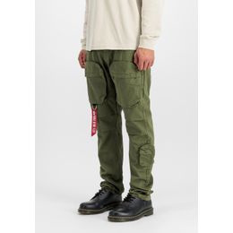 Cargohose Alpha Industries "Tactical Pant", Damen, Gr. 28, Normalgr&ouml;&szlig;en, schwarz olive, Obermaterial: 100% Baumwolle, Hosen Cargohose