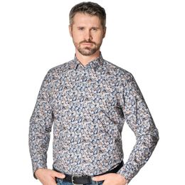 Venti Herren Businesshemd "Venti Businesshemd Print", blau, Gr. 39, bedruckt, 100% Baumwolle, Hemden