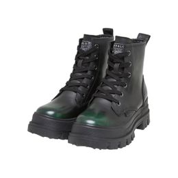 Buffalo Damen Stiefel "Buffalo aspha rld", Gr. 37schwarz, gr&uuml;n, Kunstfaser, Schuhe