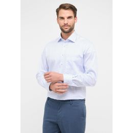Eterna Herren Langarmhemd "COMFORT FIT"hellblau, Gr. 46, Satin, 100% Baumwolle, Hemden, NON IRON (b&uuml;gelfrei)