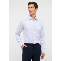 Langarmhemd Eterna "MODERN FIT", Herren, Gr. 41, Normalgr&ouml;&szlig;en, hellblau, Satin, 100% Baumwolle, tailliert, Manschette, Hemden, NON IRON (b&uuml;gelfrei)