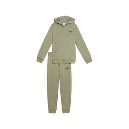 Trainingsanzug Puma "HOODED FULL-ZIP POLY SUIT B", Jungen, Gr. 152, lux army, Trikot, Obermaterial: 100% Polyester, unifarben, regular fit, Sportanzüge Trainingsanzug