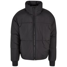 Urban Classics Damen Winterjacke "Urban Classics Herren Short Big Puffer Jacket"schwarz, Gr. S, unifarben, 100% Polyester, Jacken