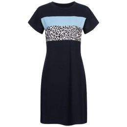 CLOUD 5IVE Damen Shirtkleid "CLOUD 5IVE T-Shirt Dress Colorblock"navy, Gr. S, 95% Polyester, 5% Elasthan, Kleider