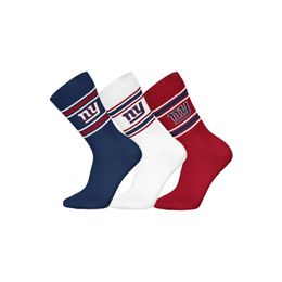 NFL Damen Kurzsocken "Socken NFL 3Pack Crew Socks 3er Pack", Gr. 39new york giants, Obermaterial: 58% Baumwolle CO. 39% Polyester PES. 3% Elasthan