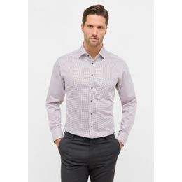 Langarmhemd Eterna "MODERN FIT", Herren, Gr. 44, Normalgr&ouml;&szlig;en, braun, Satin, 100% Baumwolle, tailliert, Manschette, Hemden, NON IRON (b&uuml;gelfrei)