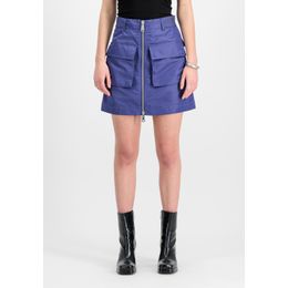 Skort Alpha Industries "Utility Mini Skirt W", Damen, Gr. M, night lila, Obermaterial: 100% Nylon, R&ouml;cke Skort