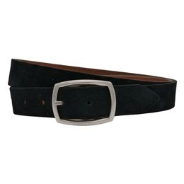 AnnaMatoni Damen Lederg&uuml;rtel "AnnaMatoni Damen Lederg&uuml;rtel in hochwertigem Velour Leder 3cm"schwarz790, Gr. 90, 100% Leder, G&uuml;rtel