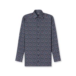 Businesshemd OLYMP "OLYMP Luxor, comfort fit, Businesshemd, New Kent", Jungen, Gr. 41, Normaler Arm, marine, 100% Baumwolle, Hemden