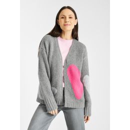 Frieda & Freddies New York Damen Kurzjacke "Cardigan"grau, Gr. 34, FRIEDA & FREDDIES, unifarben, 50% Wolle, 30% Polyamid, 20% Alpaka, Jacken