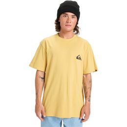 Quiksilver Herren T-Shirt "Ev Mini Logo", gelb, Gr. XL, 70% Baumwolle, 30% Baumwolle, Shirts