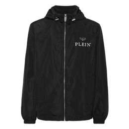 Philipp Plein Herren Windbreaker "Windbreaker", schwarz, Gr. XL, Obermaterial: 100% Polyester. Futter: 100% Polyester, Jacken
