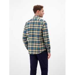 Lerros Herren Karohemd "Lerros Casual Flanellhemd - weicher Twill, starker Style"swedish blau, Gr. XXXL, 100% Baumwolle, Hemden