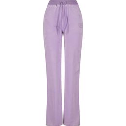 Jogginghose Von Dutch "Von Dutch ELYA PANTS", Damen, Gr. S, US-Größen, lila, 70% Polyester, 30% Elasthan, unifarben, normal, Hosen Jogginghose