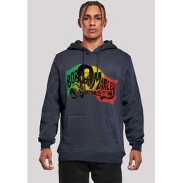 F4NT4STIC Herren Kapuzenpullover "Bob Marley Chords Reggae Music by Rock Off", blau, Gr. M, Obermaterial: 65% Baumwolle, 35% Polyester, Pullover,