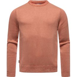 Ragwear Herren Strickpullover "Larrs", braun, Gr. XL, Obermaterial: 60% Baumwolle, 40% Polyacryl, Pullover, stylischer Herren Sweatpullover mit