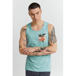 Blend Herren Tanktop "BHTroppo", blau, Gr. XXXL, gemustert, Web, 100% Baumwolle, Tops, Lässiges Tanktop mit Rundhalssauschnitt