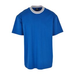 Urban Classics Herren Langarmhemd "Urban Classics Herren Kicker Tee"royal, Gr. L, unifarben, 100% Baumwolle, Hemden