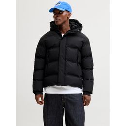 Jack & Jones JACK & JONES Herren Steppjacke "JCOFUSION PUFFER JACKET", schwarz, Gr. M, unifarben, Web, Obermaterial: 100% Polyester, Jacken