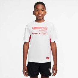 Nike Jungen T-Shirt "B NK DF MULTI SS TOP GX LOVE"wei&szlig;, university rot, Gr. L, Obermaterial: 100% Polyester, Shirts