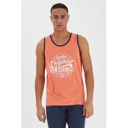 Blend Herren Tanktop "BHWalex", rot, Gr. M, unifarben, Web, 100% Baumwolle, Tops, L&auml;ssiges Tanktop mit Rundhalssauschnitt