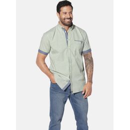 Jan Vanderstorm Herren Kurzarmhemd "Kurzarmhemd ODHELD", gr&uuml;n, Gr. XXXL, Obermaterial: 100% Baumwolle CO., Hemden