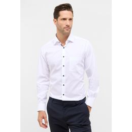 Eterna Damen Langarmhemd "MODERN FIT"wei&szlig;, Gr. 42, Popeline, 100% Baumwolle, Hemden, NON IRON (b&uuml;gelfrei)