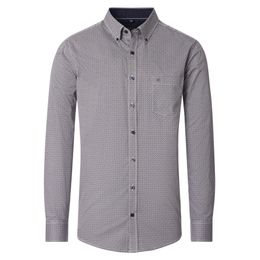 Casamoda Damen Langarmhemd "Casamoda Freizeithemd Print"grau, Gr. XXL, bedruckt, 100% Baumwolle, Hemden