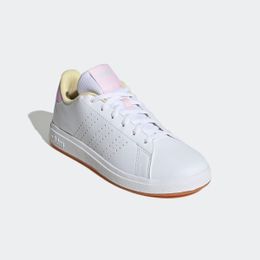 Mädchen Sneaker "ADVANTAGE BASE 2.0", adidas Sportswear, Gr. 38,5, weiß, Synthetik, Textil, Schuhe, Design auf den Spuren des adidas Stan Smith