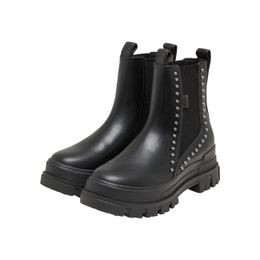 Buffalo Damen Stiefel "Buffalo ASPHA CHELSEA STUD - VEGAN NAPPA", Gr. 36schwarz, Polyurethan, unifarben, Schuhe