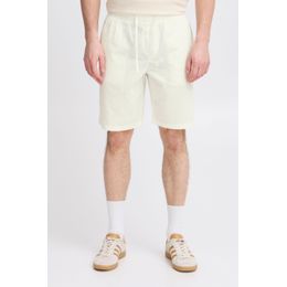 Blend Herren Leinenhose "BHVOLK"snow wei&szlig;, Gr. L, unifarben, 55% Leinen, 45% Baumwolle, Hosen, Casual Shorts aus Leinenmix