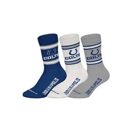NFL Damen Kurzsocken "Socken NFL 3Pack Crew Socks 3er Pack", Gr. 39, bunt, Obermaterial: 58% Baumwolle CO. 39% Polyester PES. 3% Elasthan EL., Socken