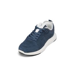 Marc O'Polo Sneaker MARC O'POLO "aus edlem Veloursleder", Herren, Gr. 42, schwarz storm, Obermaterial: 100% Leder (Rind), unifarben, Schuhe Sneaker