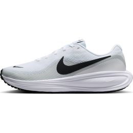 Nike Herren Laufschuh "Nike REVOLUTION 8", Gr. 45,5weiß, schwarz, pure platinum, Synthetik, Textil, Schuhe